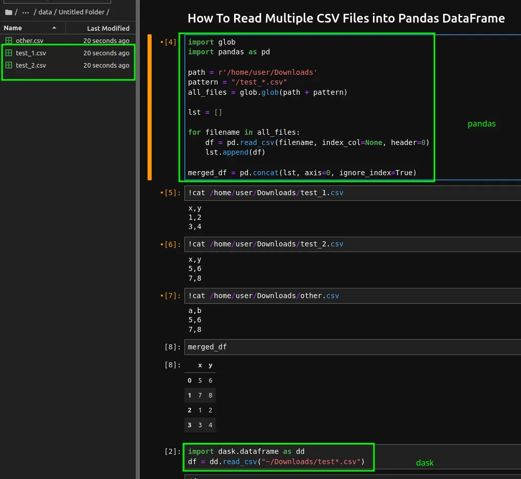 How To Read Multiple CSV Files Into Pandas DataFrame