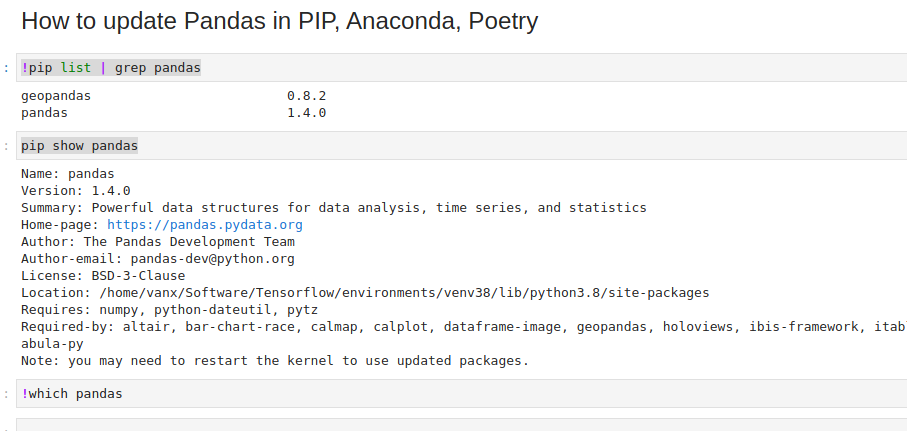 How to Install Python and Pandas on Linux